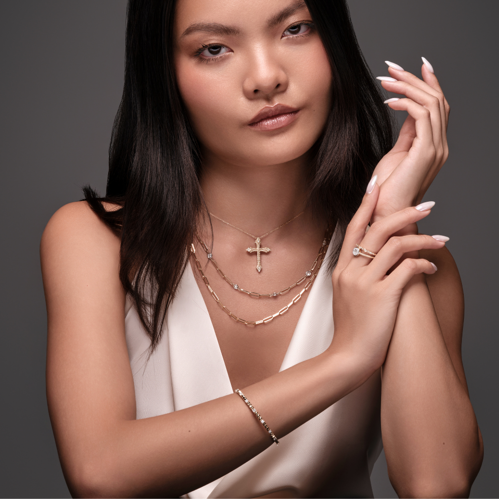 INFINITY PAPERCLIP DIAMOND NECKLACE – Infinity Jewelry