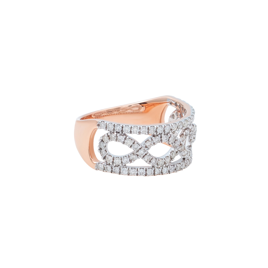 INFINITY DIAMOND INSIGNIA ROSE GOLD RING – Infinity Jewelry