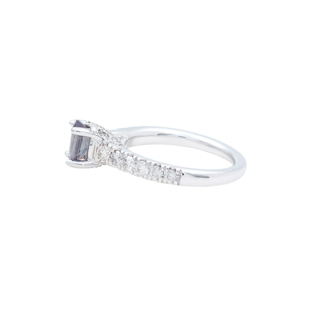 INFINITY ALEXANDRITE WHITE GOLD RING – Infinity Jewelry