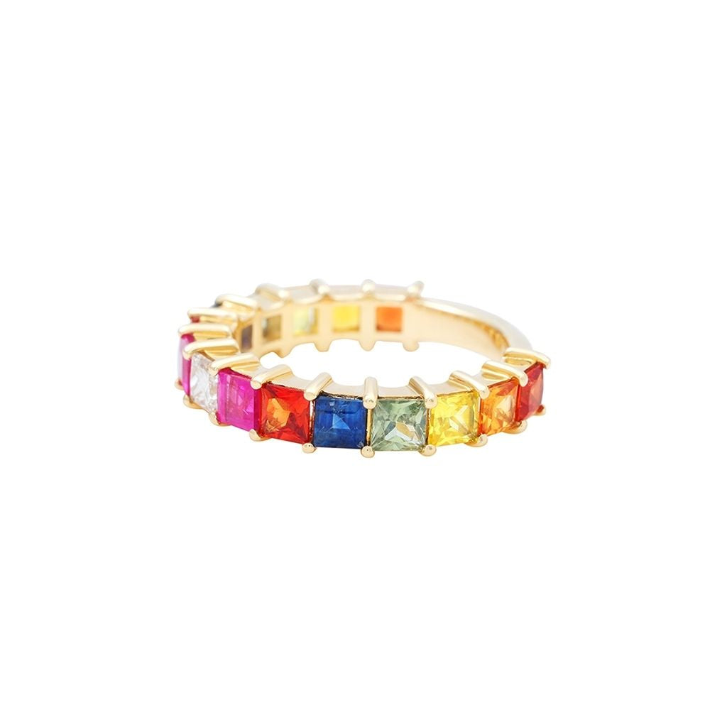INFINITY MULTICOLOR SAPPHIRE BAND – Infinity Jewelry