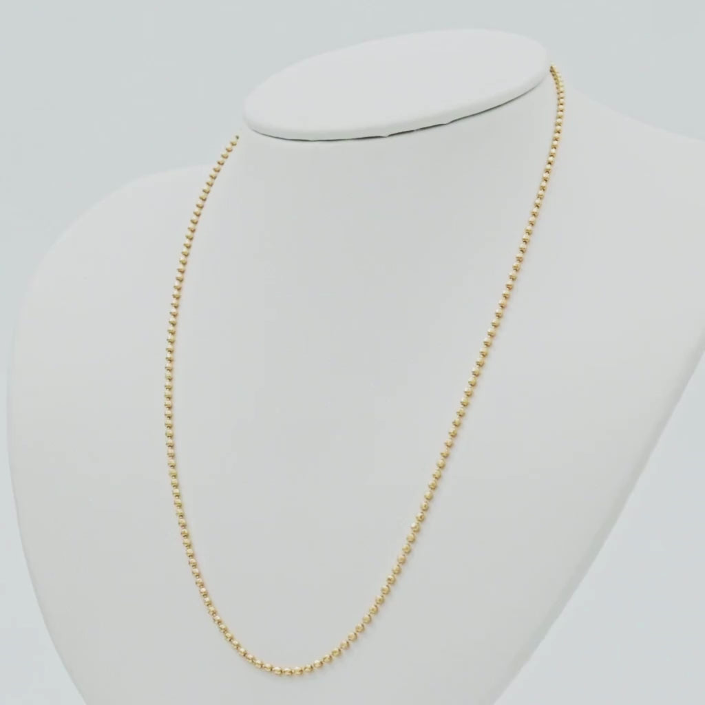 INFINITY ROSE GOLD BEADED CHAIN – Infinity Jewelry