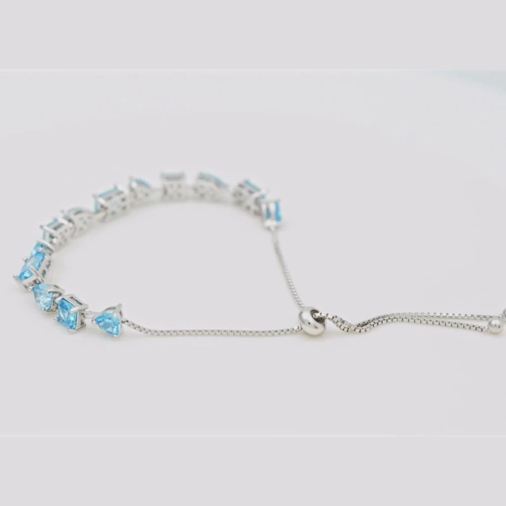 INFINITY BLUE TOPAZ BRACELET – Infinity Jewelry