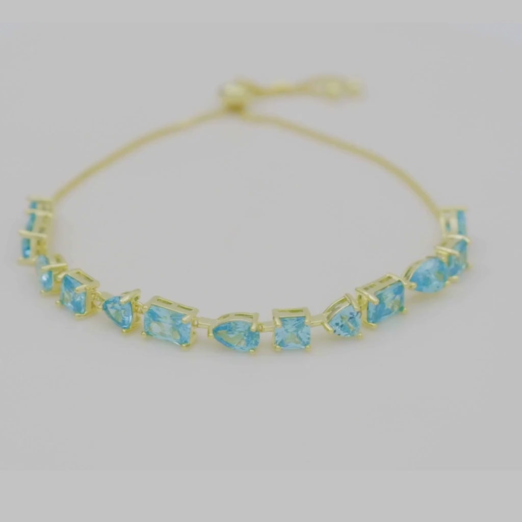 INFINITY BLUE TOPAZ BRACELET – Infinity Jewelry
